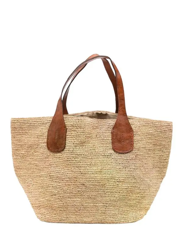 IBELIV Tokyo Ii Raffia Tote - Neutrals