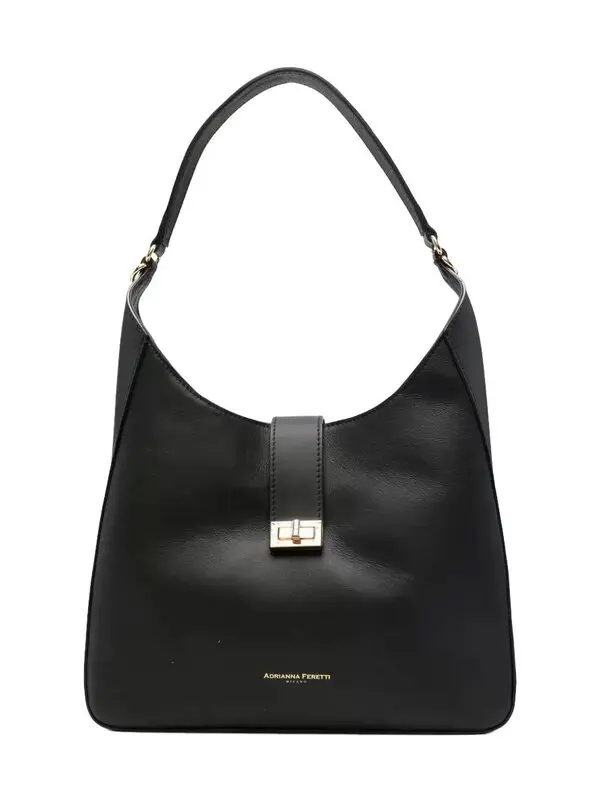 ADRIANNA FERETTI Buckle Detail Tote - Black