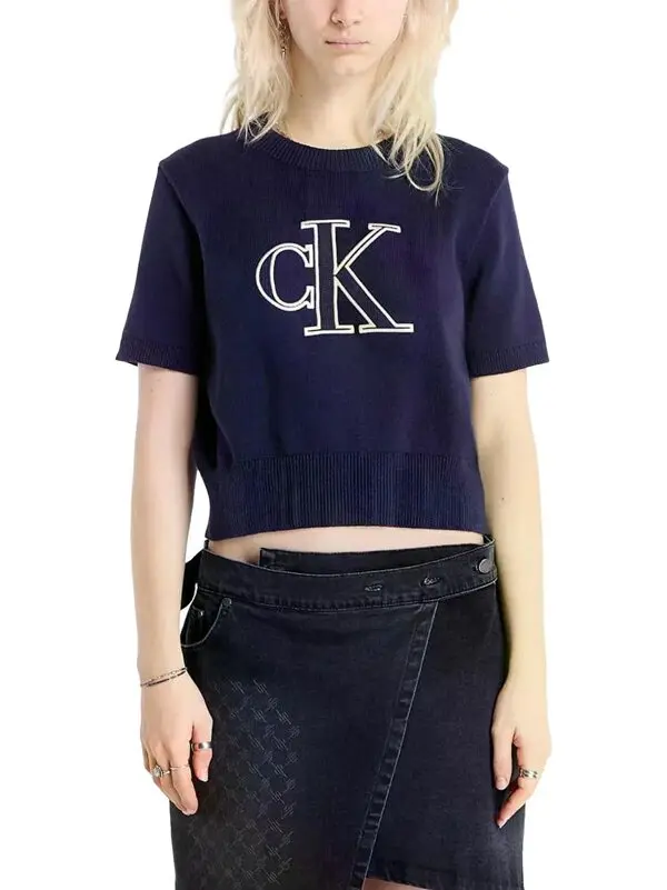 Calvin Klein Logo-print T-shirt - Purple