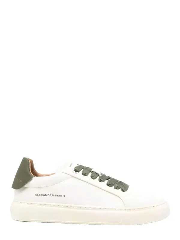 ALEXANDER SMITH Soho Leather Sneakers - White