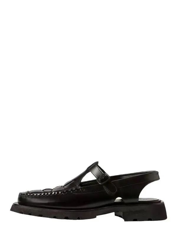 Hereu Cranc Sport Slingback Loafers - Black