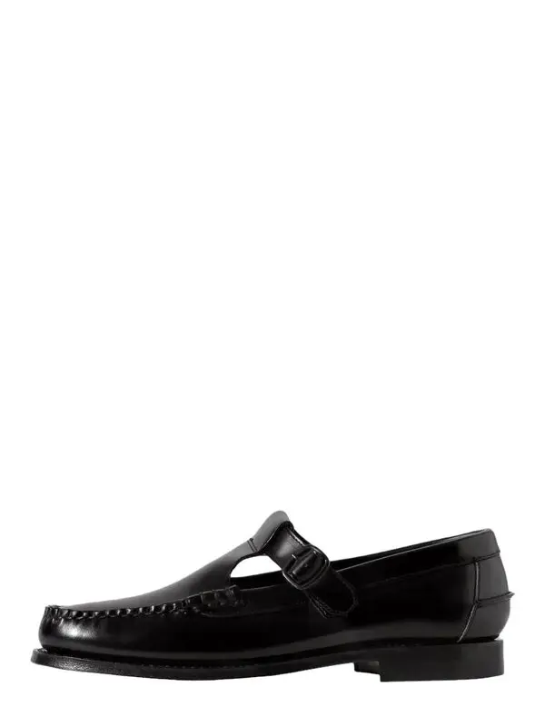 Hereu Alber T-bar Loafers - Black