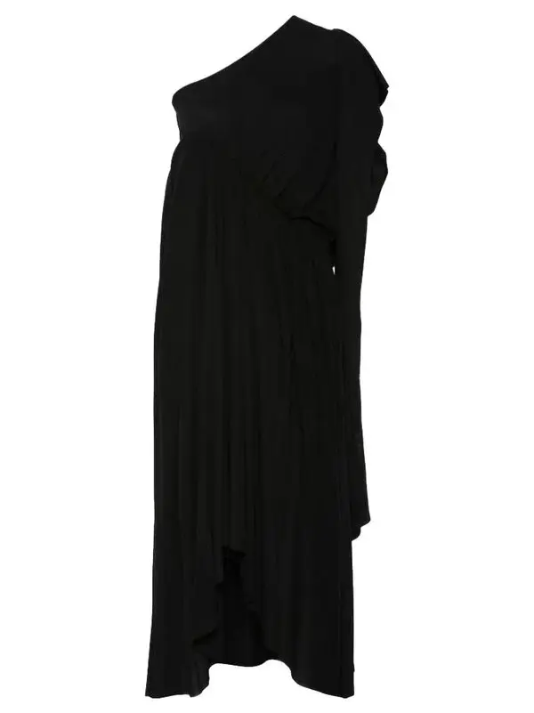 ALAINPAUL One-shoulder Asymmetric Dress - Black