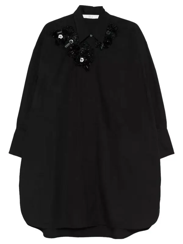 TELA Pacha Embellished Dress - Black