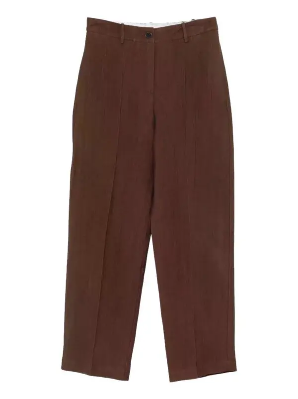 ALYSI Tailored Trousers - Brown