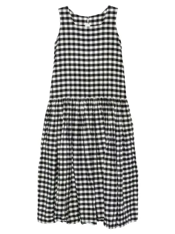 RICORRROBE Gingham Dress - Black
