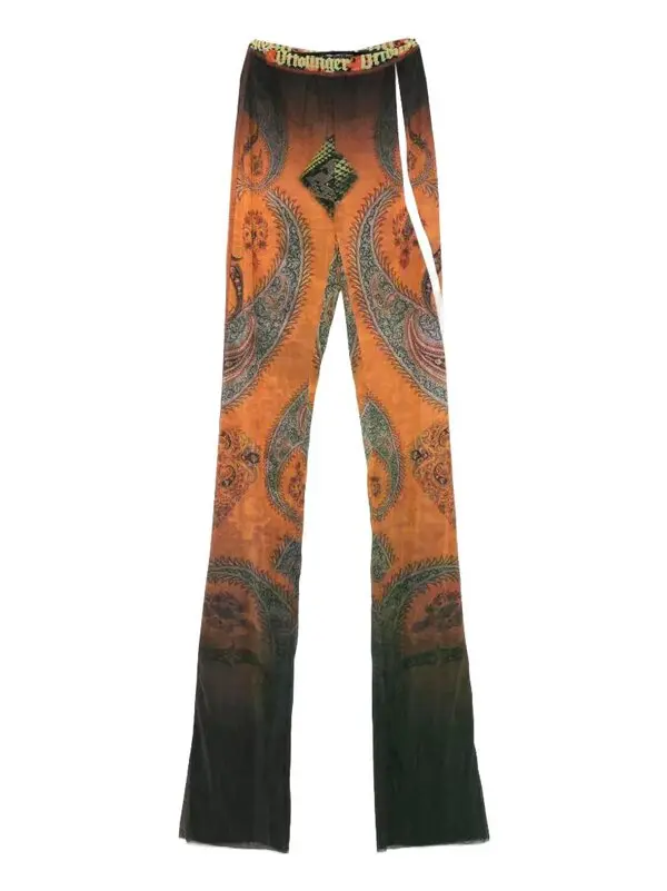 Ottolinger Paisley-print Trousers - Orange