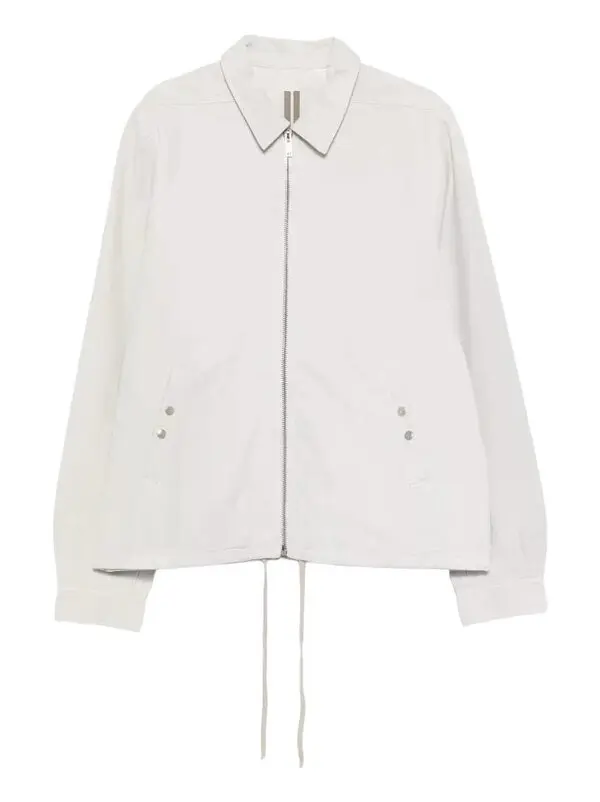 Rick Owens Zip-up Shirt Jacket - Neutrals
