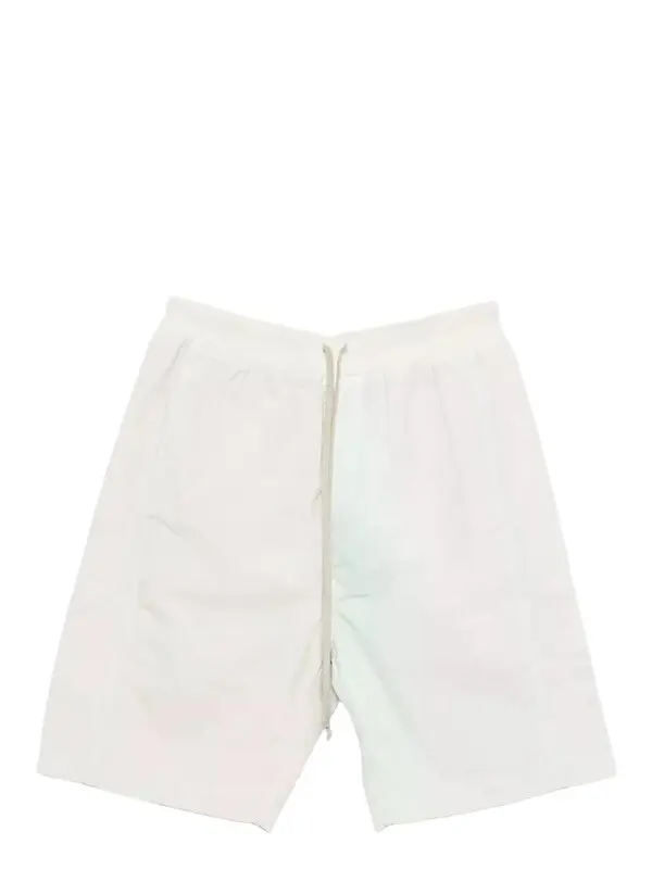 Rick Owens Wide Pusher Bermuda Shorts - White