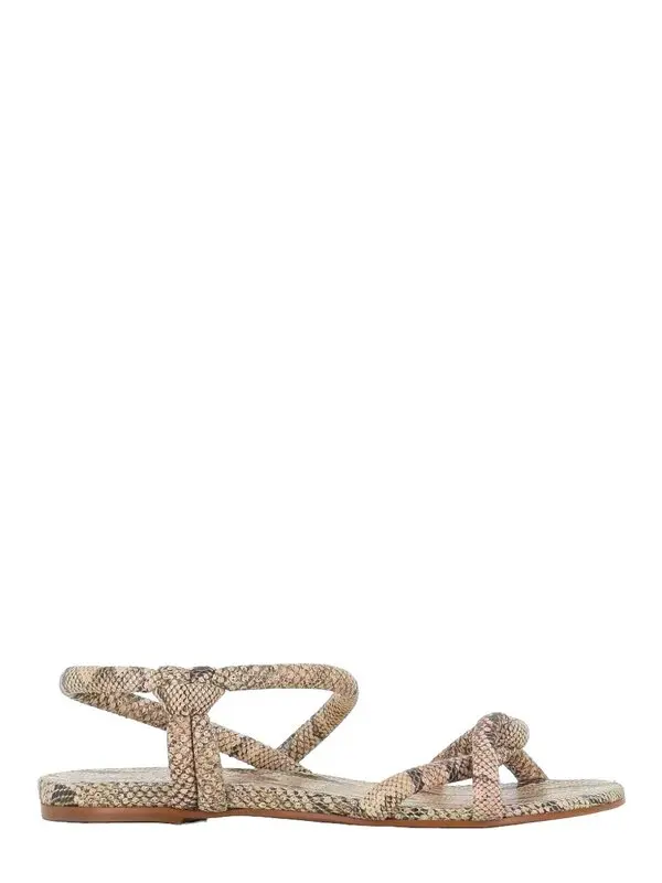 DEL CARLO 12107 Twisted-strap Sandals - Neutrals