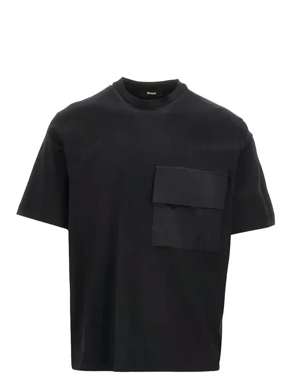 Herno Flap-pocket T-shirt - Black