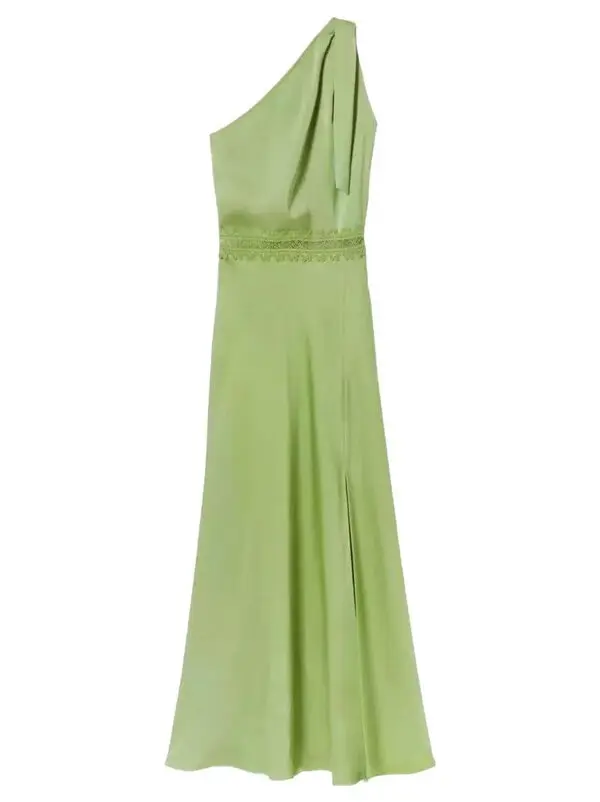 Claudie Pierlot Lace One-shoulder Dress - Green