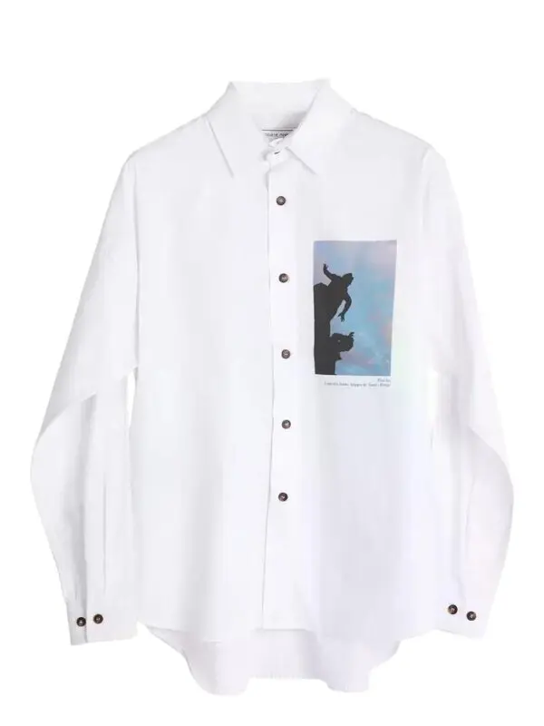 SOCIETE ANONYME Button Shirt With Photographic Print - White
