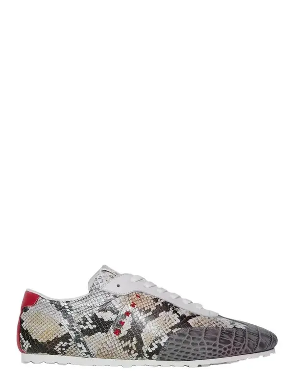 Marni Animal-print Sneakers - Grey
