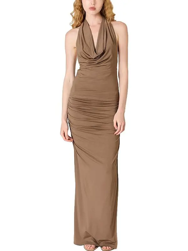 NIA Selena Maxi Skirt - Sable
