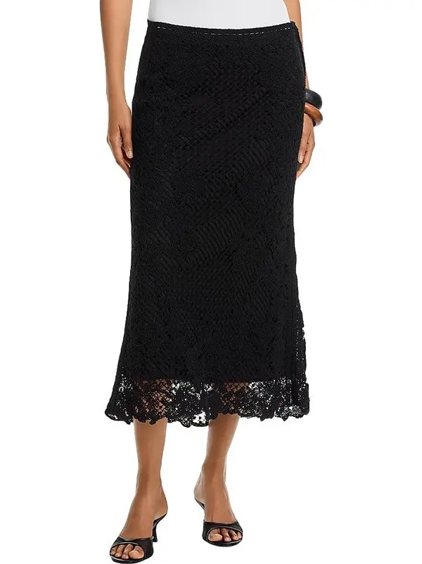 Kobi Halperin Lainey Midi Skirt - Black