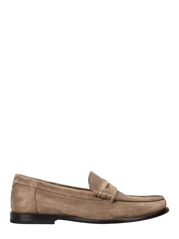 BOSS Suede Loafers - Medium Beige