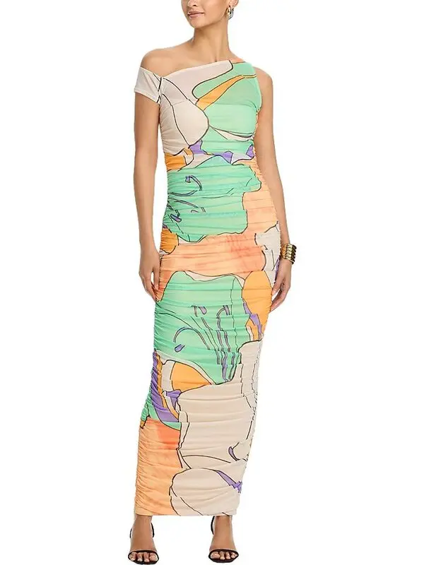 AFRM Bionna Maxi Dress - Scarf Floral
