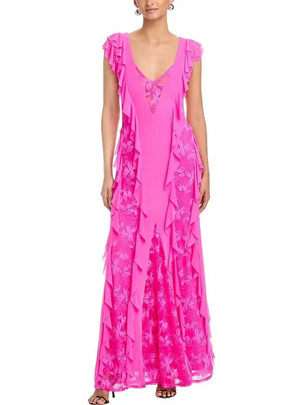AFRM Trista Maxi Dress - Brilliant Pink