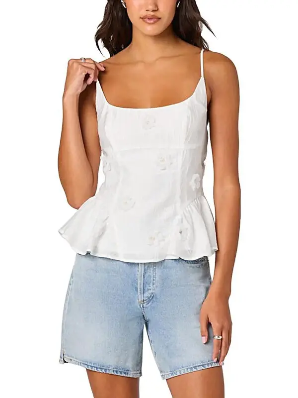 Astr The Label Kassidy Top - White