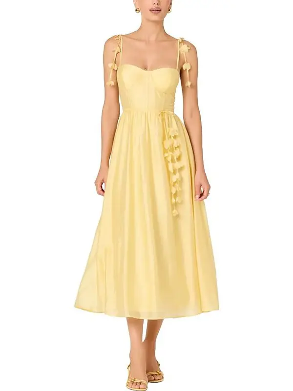 Astr The Label Halcyon Dress - Yellow