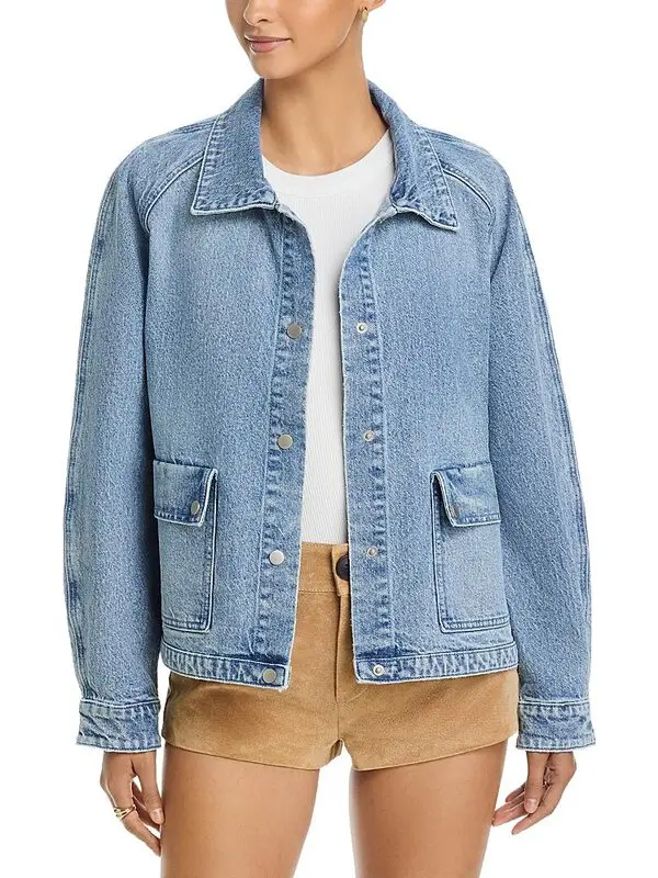 Aqua Denim Anorak Jacket - Badlands Wash
