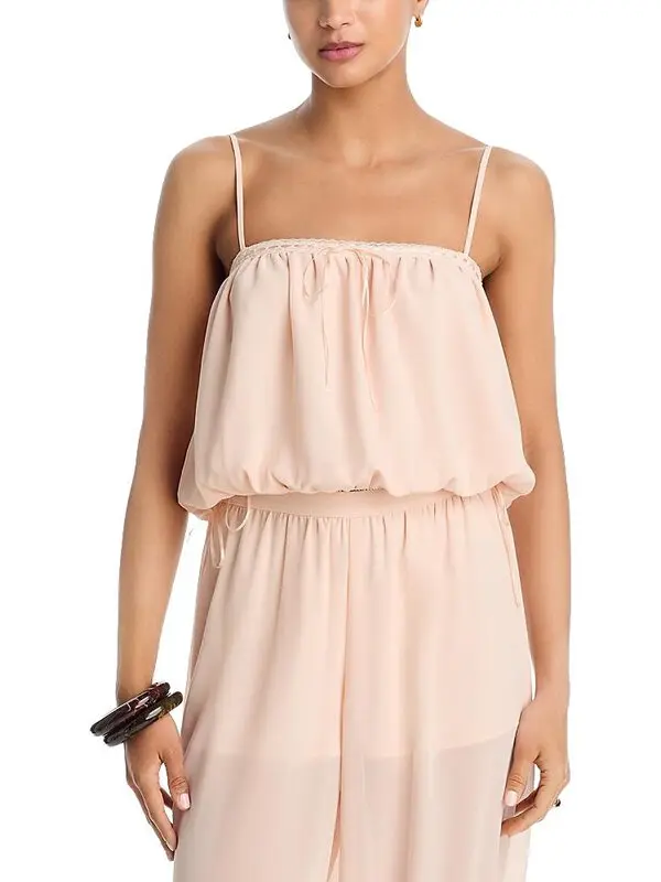 WAYF Jasmine Cami Top - Peach