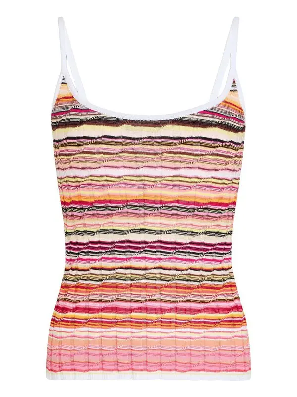 Missoni Spacedyed Ribbed Tank - Baby Pink