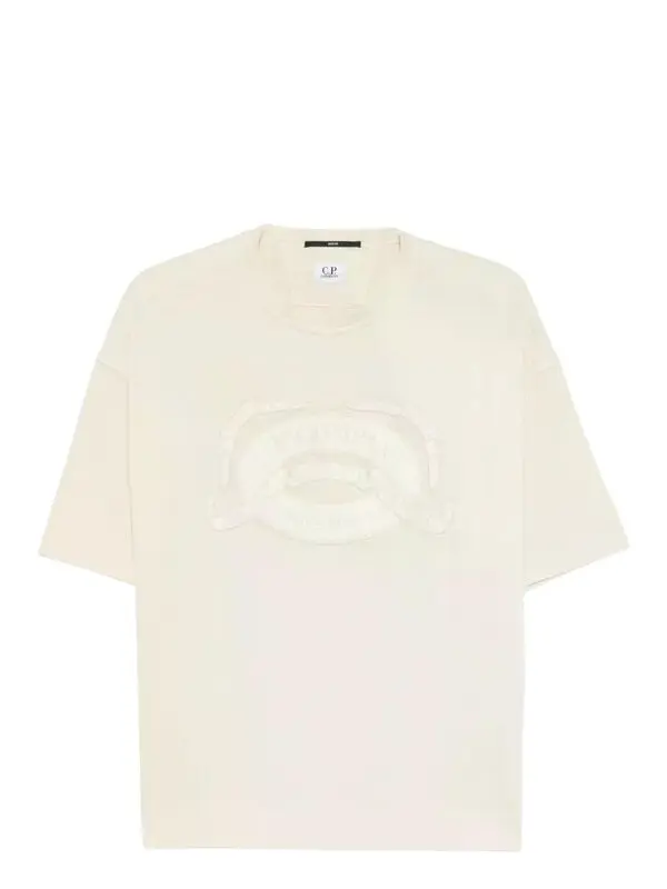C.P. COMPANY Crew-neck T-shirt - Neutrals