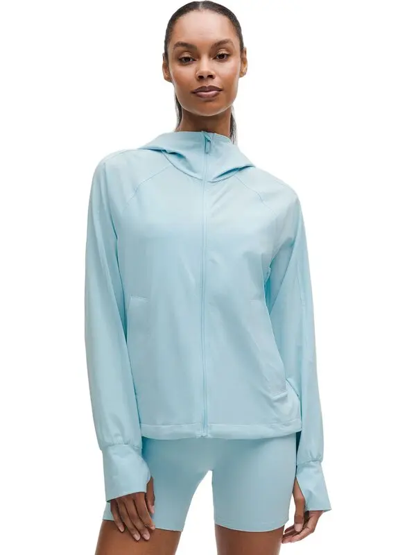 Lululemon Uv Protective Lightweight Jacket - Foam Cloud