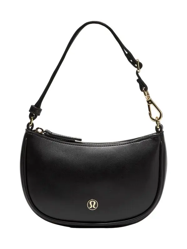 Lululemon City Essentials Mini Shoulder Bag - Black/gold