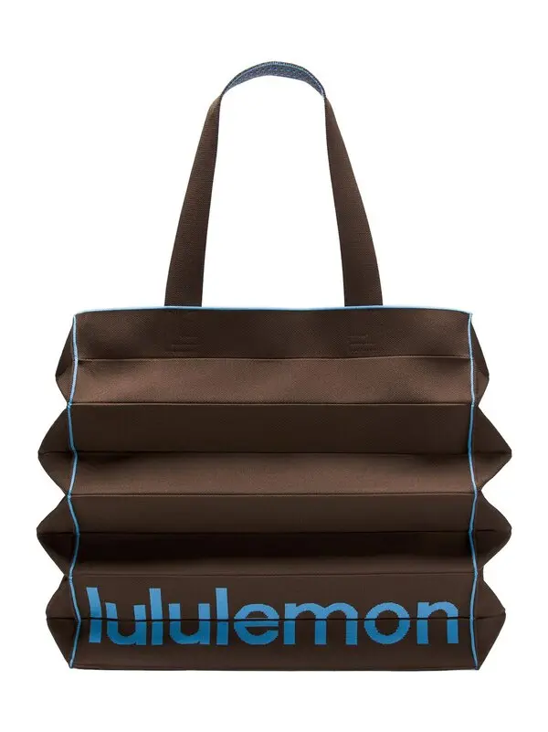 Lululemon Fold It Hold It Tote Bag - Walnut Crunch/ocean Wave