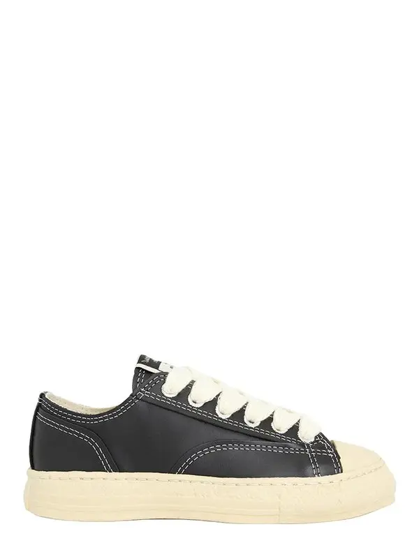 Mihara Yasuhiro Trent Leather Low Sneakers - Black