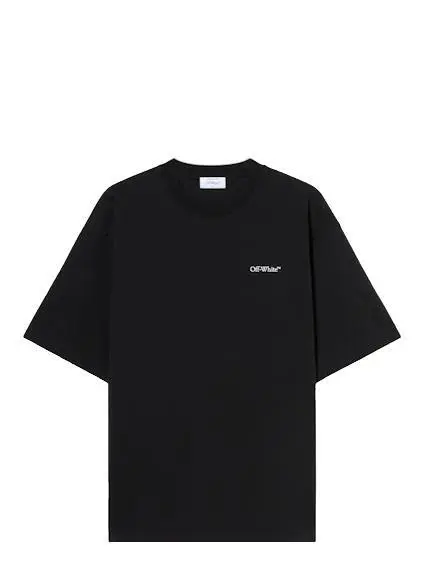Off-White Off Off Half Arrow Skate Logo Tshirtin - Black/white