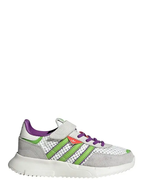 Adidas Retropy F2 Cf El Sneakers - Core White/semi Solar Green/active Purple