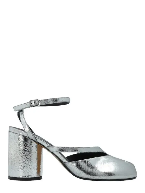 MAISON MARGIELA H80 Tabi Sandal Pump - Silver