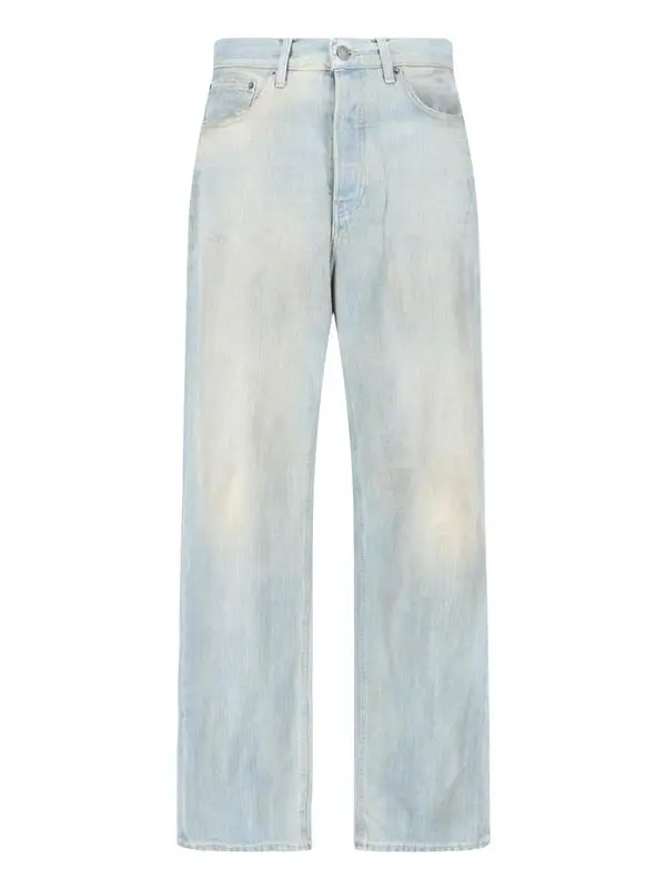 HAIKURE Wide Jeans "logan - Light Blue