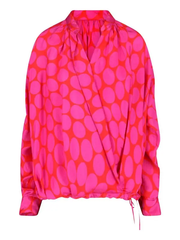 Dries Van Noten Viscose Blouse - Pink