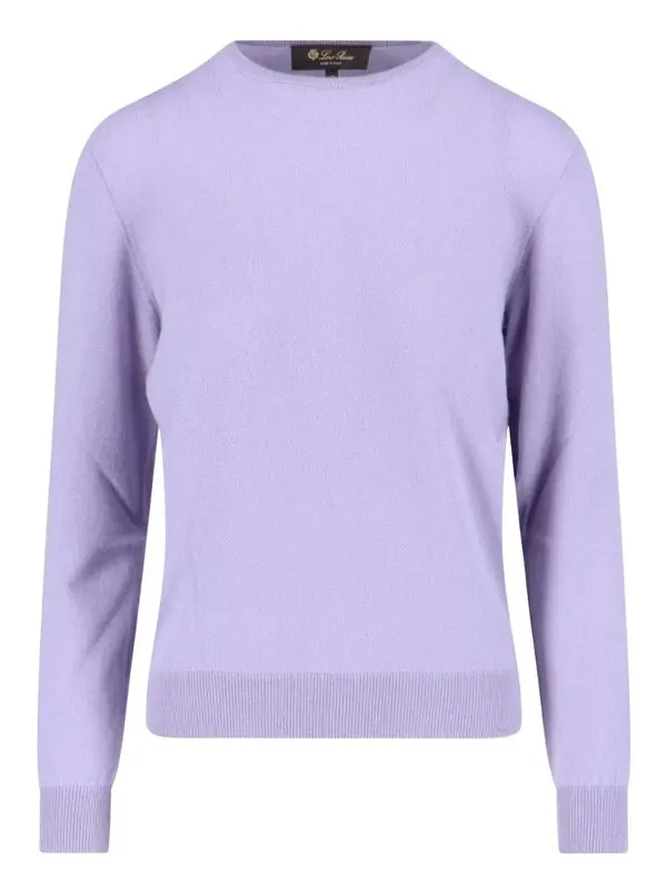 Loro Piana Sergio Cashmere Sweater - Purple