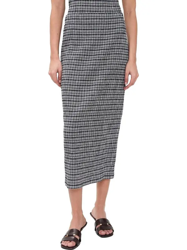 Vince Midi Skirt - Eclipse Combo