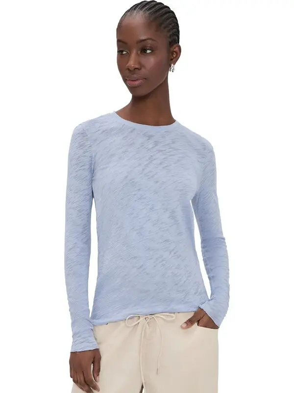 ATM Anthony Thomas Melillo Long Sleeve Tee - Cool Water