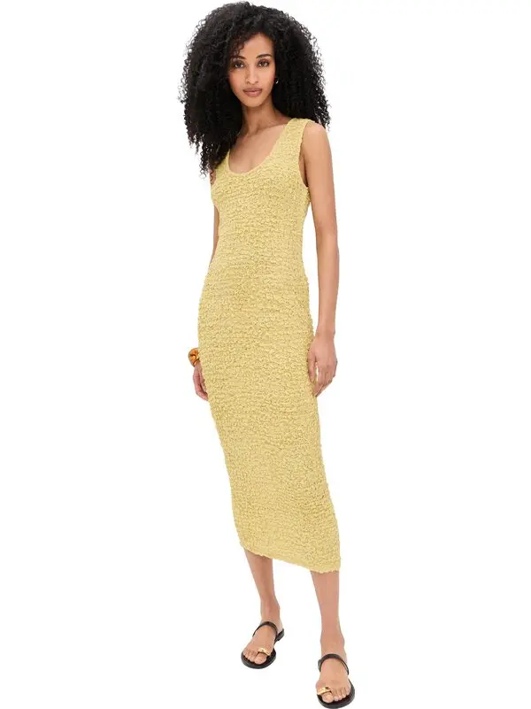 Enza Costa Dimension Tank Dress - Raffia
