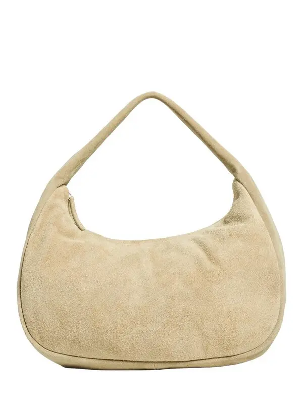 ST. AGNI Suede Bon Bon Bag - Rock