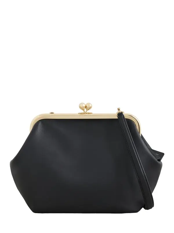 COACH Kisslock Frame 27 Shoulder Bag - Black