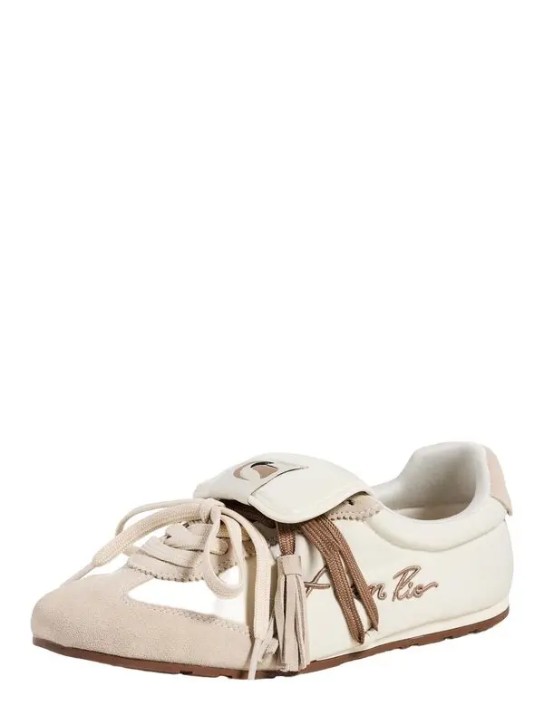 Farm Rio Sneakerina Sneakers - Ivory And Sand