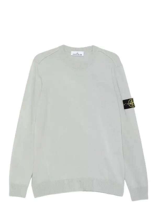 Stone Island Logo-patch Sweater - Grey