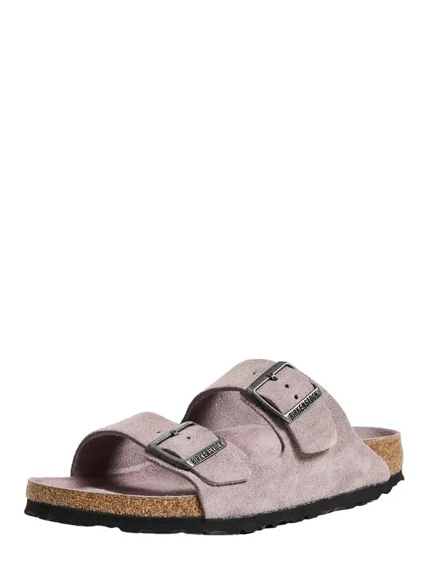 BIRKENSTOCK Arizona Soft Footbed Tonal Sandals - Faded Purple