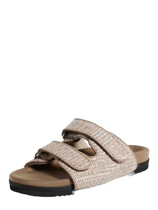 ROAM Double Slider Sandals - Natural