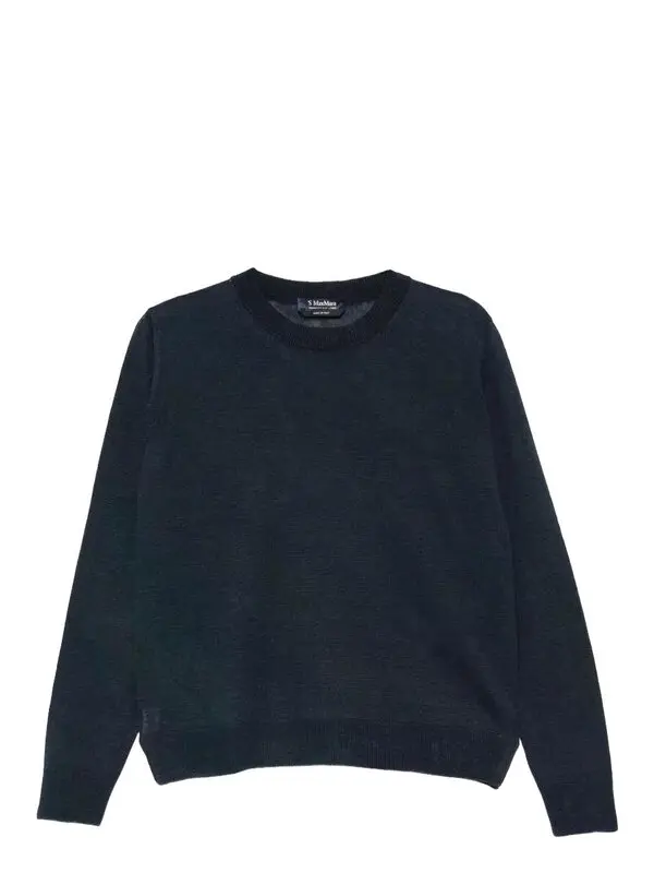 Max Mara Fervore Long-sleeved Sweater - Blue