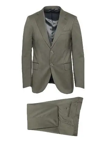 TOMBOLINI Suit Military Size Virgin Wool - Green